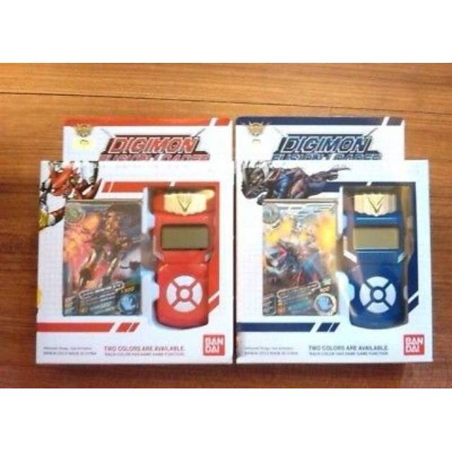 Digimon xros wars fusion loader English digivice data Blue red Bandai ...
