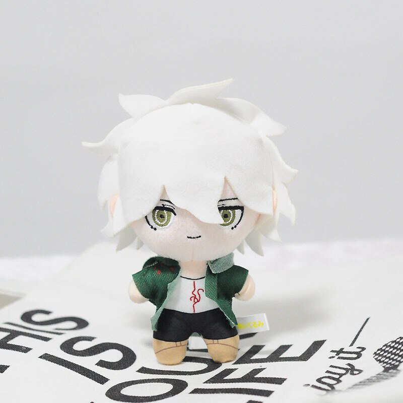 15cm Anime Danganronpa Nagito Komaeda Plush Dolls Keychain Figure Bag ...
