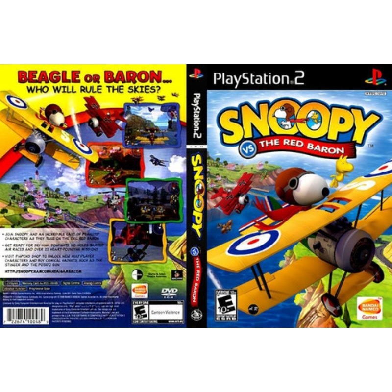 PS2 CD DVD GAMES (Snoopy vs. the Red Baron) | Shopee Malaysia