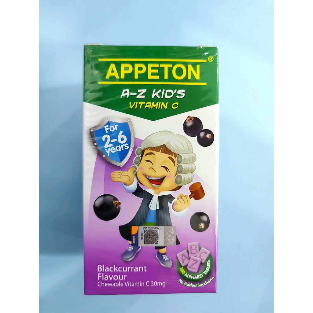 Appeton a-z kids vitamin c (blackcurrent) | Shopee Malaysia
