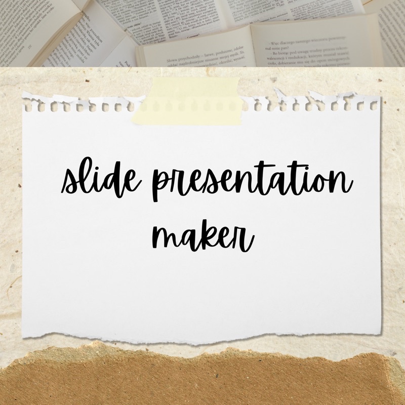 Slide Presentation Maker | Shopee Malaysia