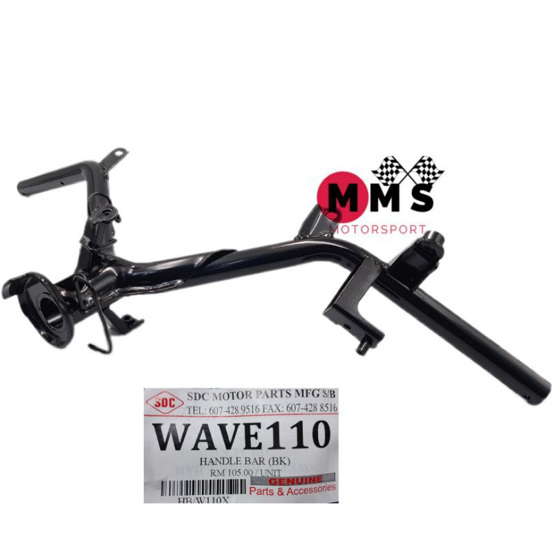 Handle Bar Steering Besi Wave110 W110 | Shopee Malaysia