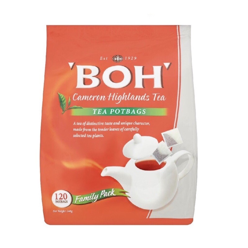 BOH CAMERON HIGHLANDS TEA POTBAG 120'S | Shopee Malaysia