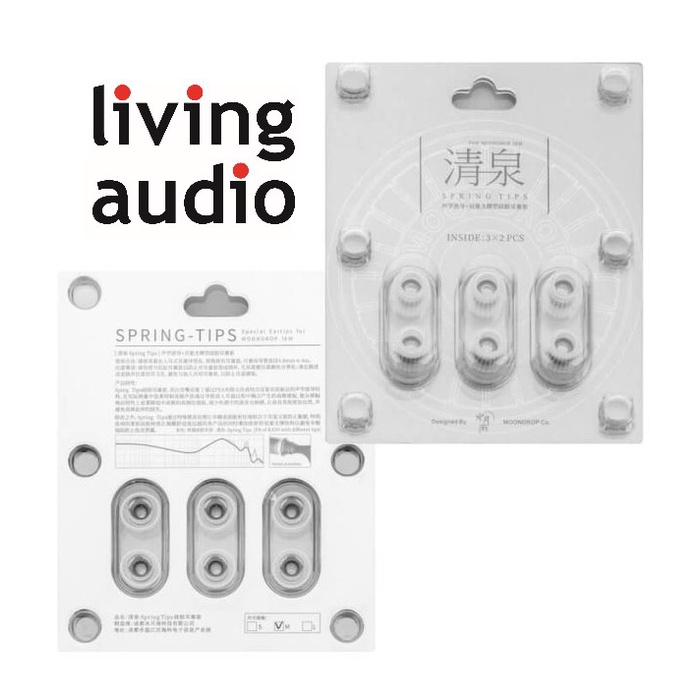 Moondrop Spring Tips - Silicone Soft Earphone Ear-Tips SSR SSP Sparks ...