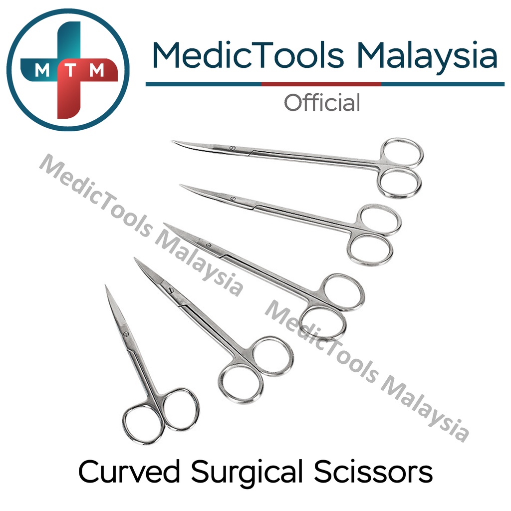 [For TRAINING Purposes Only] Stainless Steel Scissors (12 and 13cm) For Suturing/Dissecting ...