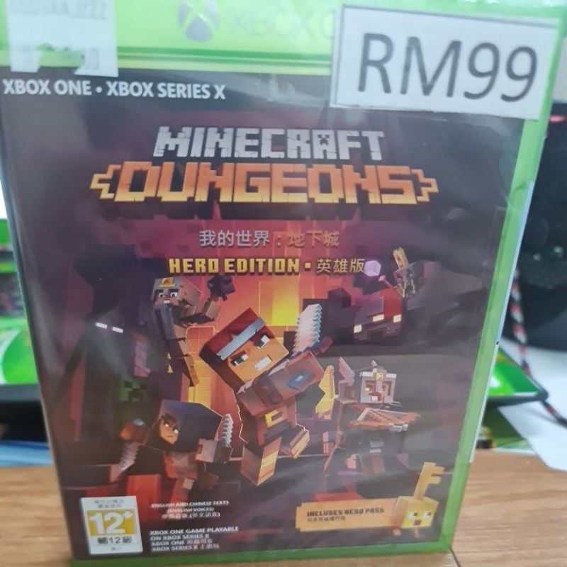 Xbox one Minecraft Dungeons Hero Edition English new and sealed rm99 ...