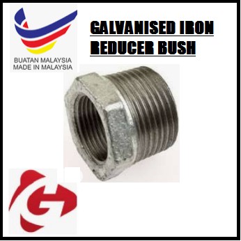 [Gi Fitting] Galvanized Iron Reducing Bush 1/2" Series / 1/2"(Male ...
