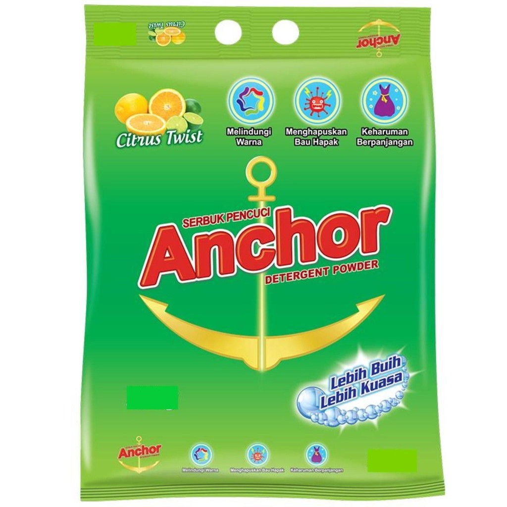 ANCHOR CITRUS TWIST DETERGENT POWDER 2.0KG | Shopee Malaysia