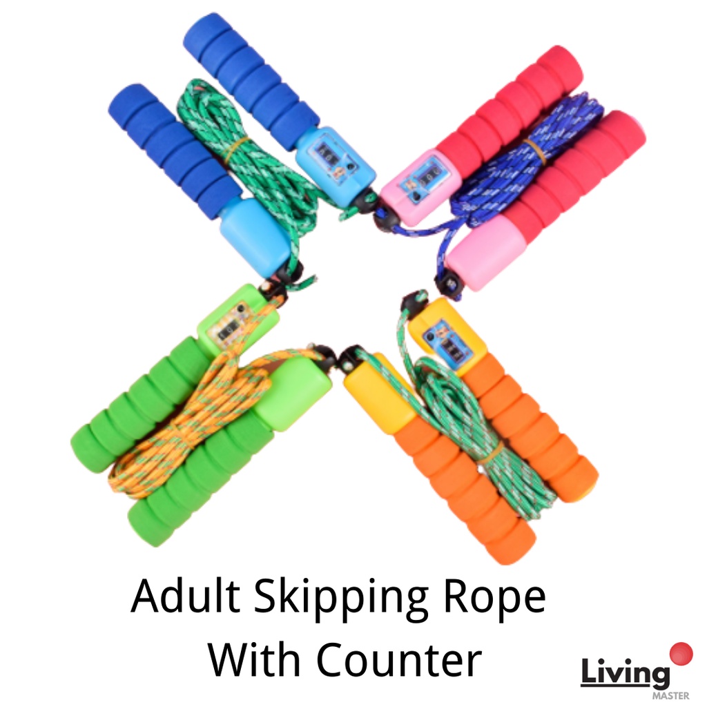 Adult Skipping Rope Lose Weight With Counter Strong String Adjustable ...