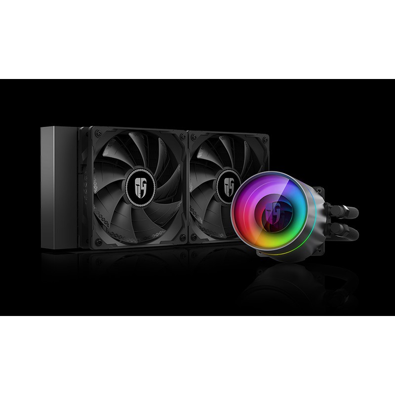 [Genuine] DEEPCOOL CASTLE 240EX RGB 240MM CPU AIO COOLER - BLACK # DP ...