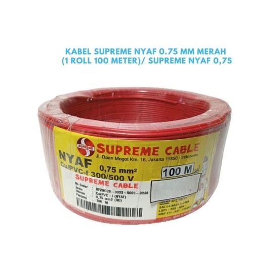 MERAH Supreme - NYAF 1x 0.75 x 100 Meters (Red) | Shopee Malaysia