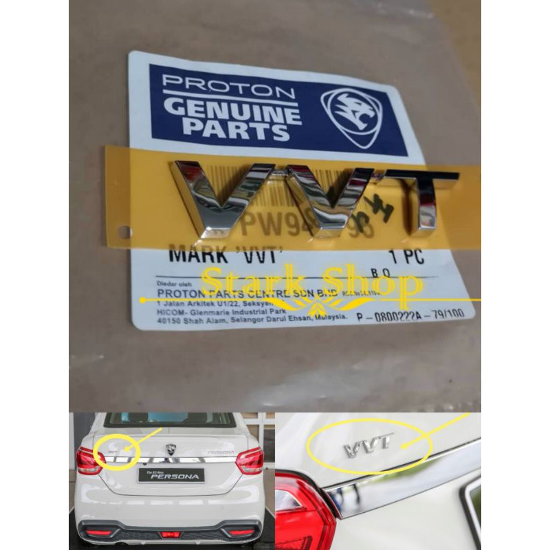 PROTON PERSONA VVT /SAGA VVT 2016~2020 / ERTIGA REAR BONNET EMBLEM ...