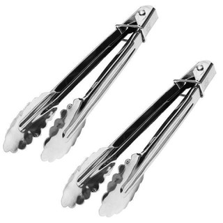 Stainless Steel Leaf Shape Food Tong THICK (9/12/14/16”)/Penyepit ...