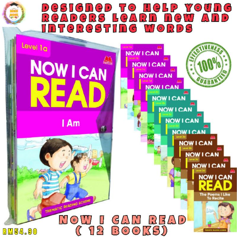 Now I Can Read-Learning To Reading For 3 Years+ Kids (Level 1-3)/Edukid ...