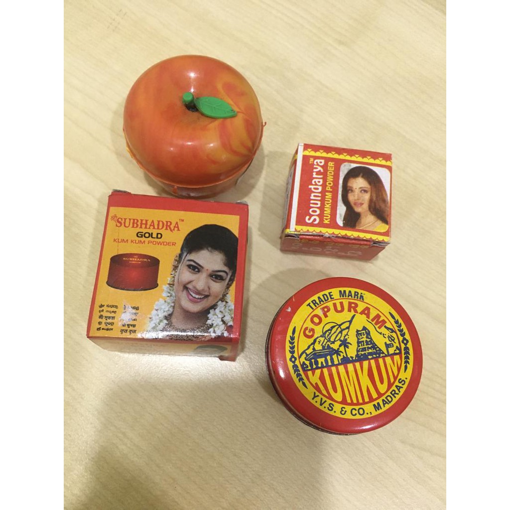 INDIAN TRADITIONAL KUMKUM / POWDER BINDI ( readystock ) | Shopee Malaysia