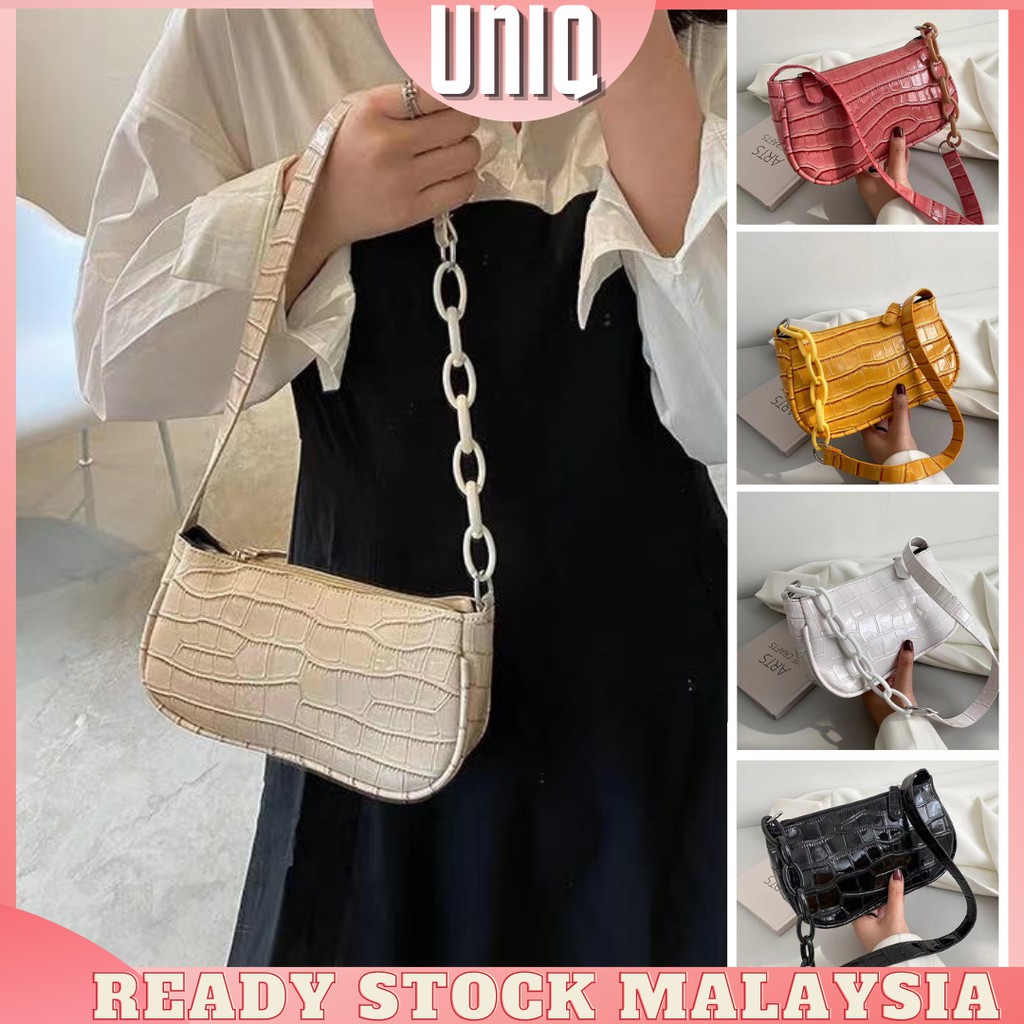 F16 READY STOCK UNIQ woman sling bag shoulder bag tote bag | Shopee ...