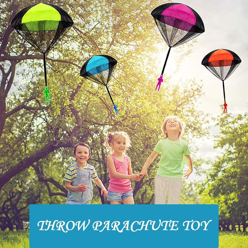 Hand Throwing Parachute Mini Soldier Parachute Outdoor Sports Children ...