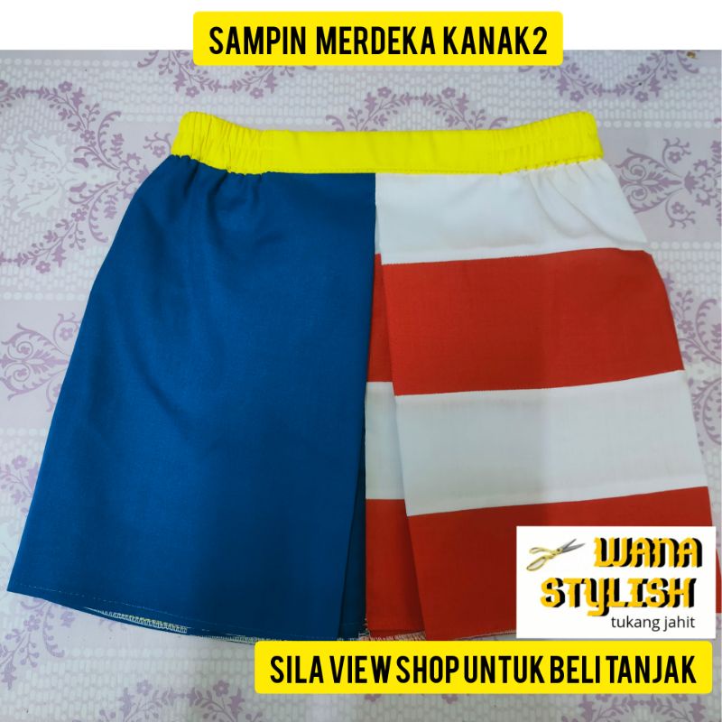 SAMPIN MERDEKA SAMPING MERDEKA KANAK KANAK BUDAK KIDS | Shopee Malaysia