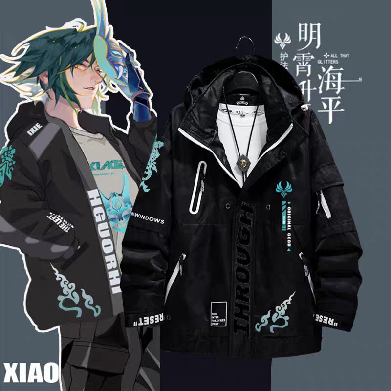 Genshin Impact Xiao jacket | Shopee Malaysia