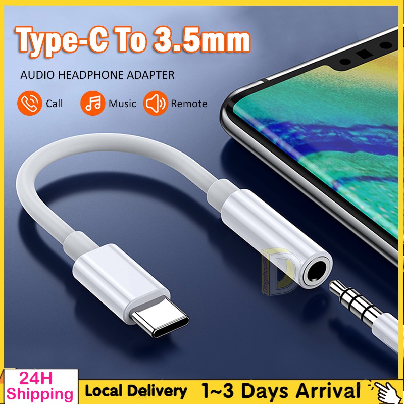 Type C to 3.5mm Jack Earphone Audio Cable USB C Audio Mic Headphone ...