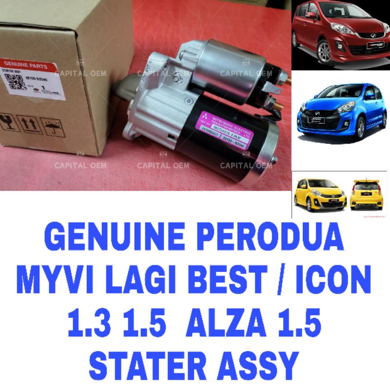 Original Perodua Alza 1.5/ Perodua Myvi TOYOTA AVANZA Starter ASSY ...