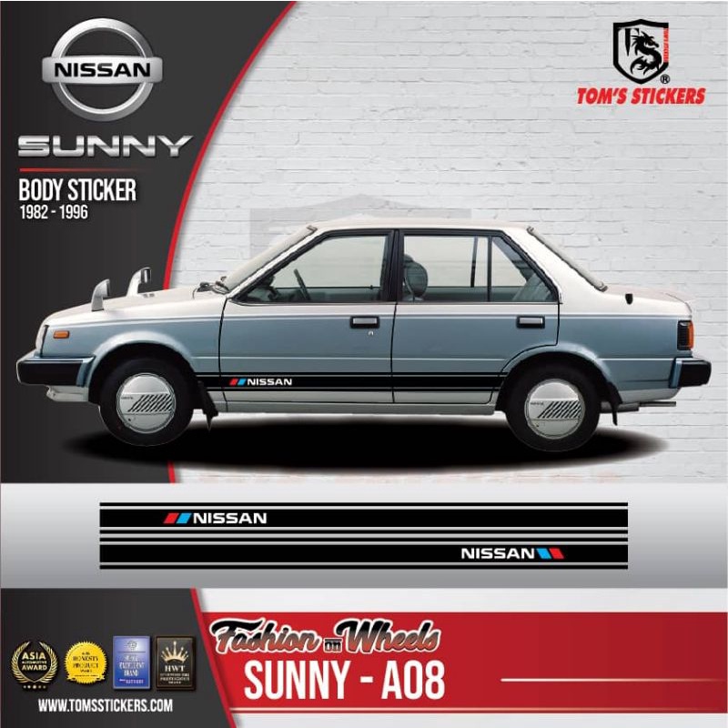 👍👍 NISSAN SUNNY CAR BODY STICKER SET SUNNY - A08 | Shopee Malaysia