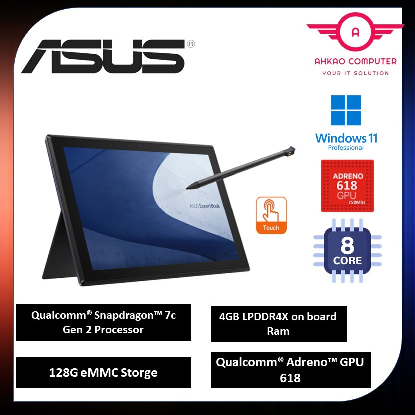 Asus ExpertBook B3 B3000DQ1-AHT0021X 10.5'' WUXGA Touch 2-In-1 Laptop ...