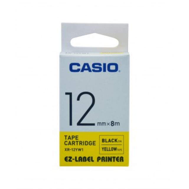 Casio Ezi Label Printer 12mm Black Yellow | Shopee Malaysia