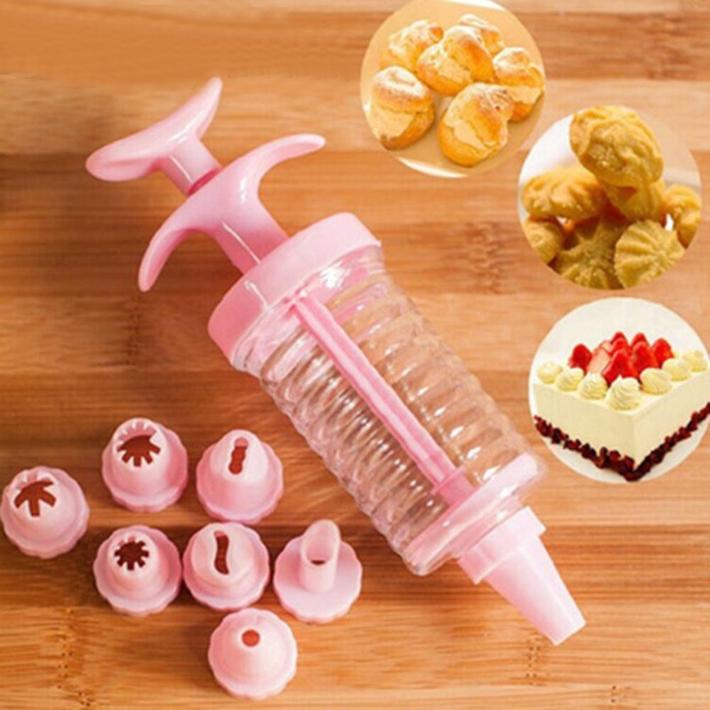 [Spot] 8 pieces/set of cream cookie nozzle cream cake decoration mouth ...