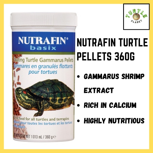 Nutrafin turtle food makanan kurakura turtle pellet 360G | Shopee Malaysia