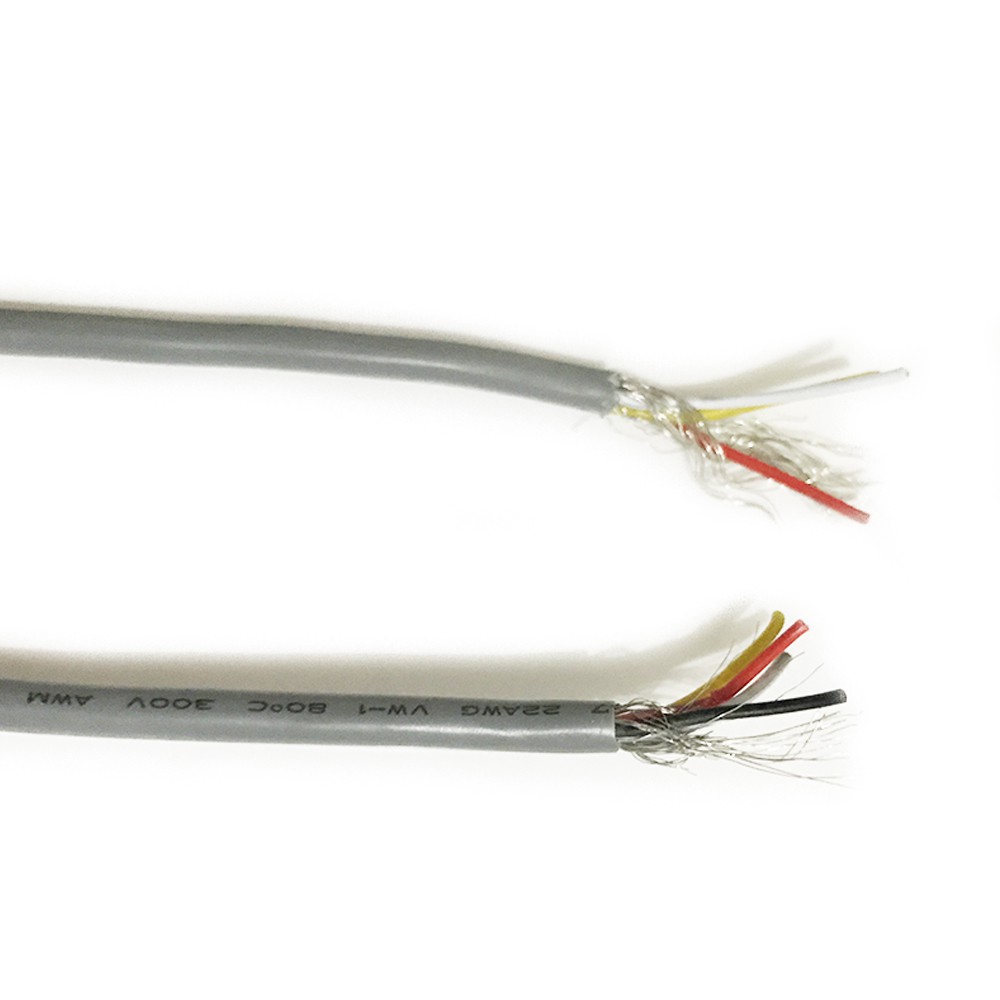 UL2547 28AWG 2 3 4 Core Shielded Wire 10 meters Audio Line Signal Cable ...