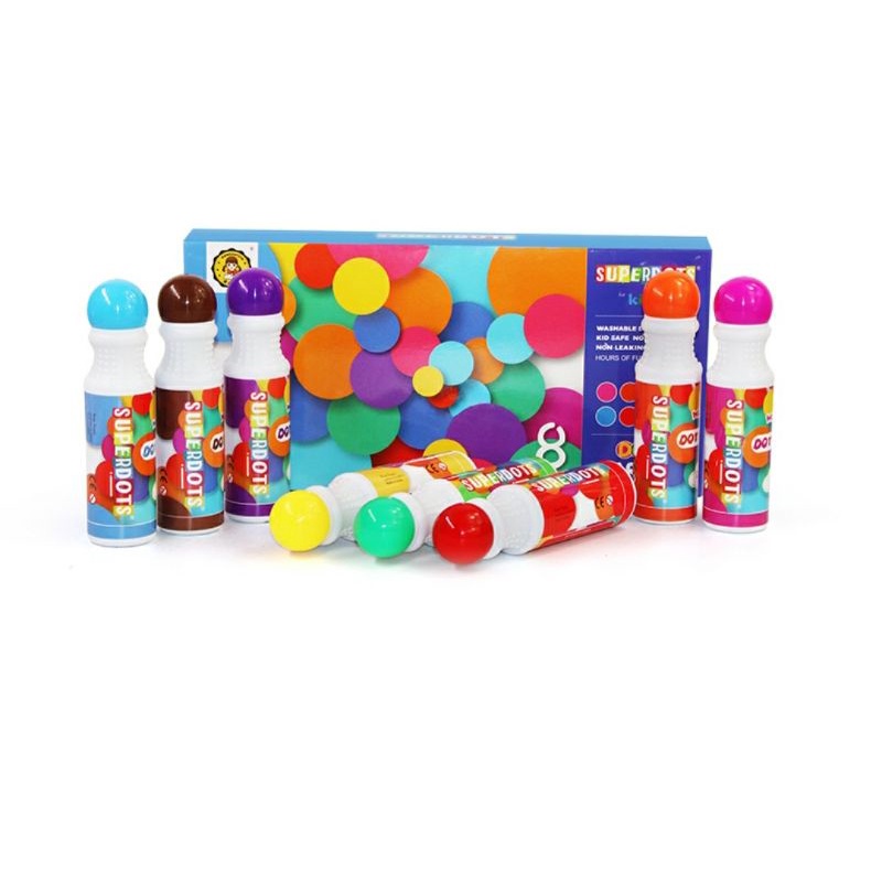 SUPERDOT Art Dot markers Set 8 colors | Shopee Malaysia