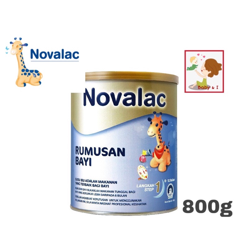 Novalac Step 1 Infant Formula 800g ( 0-12 Months ) | Shopee Malaysia