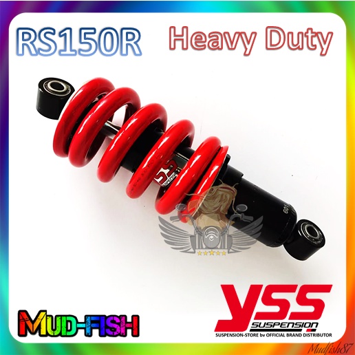 YSS HONDA RS150R RSX HEAVY DUTY ADJUSTABLE MONOSHOCK RS150 RED / YELLOW (225MM LOWERED | 230MM ...