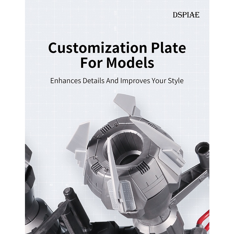 DSPIAE Pla Plate ABS Plastic For Refilling Gunpla Gundam Resin And ...