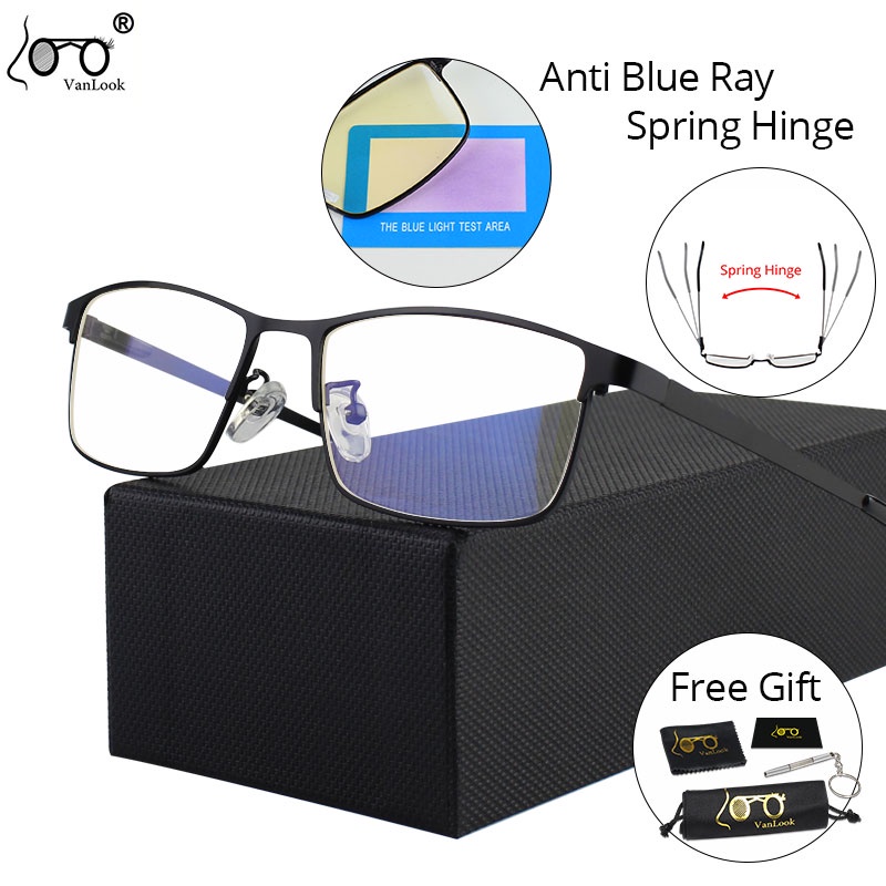 Anti Glare Rad Blue Light Blocking Men's Glasses For Computer Phone ...