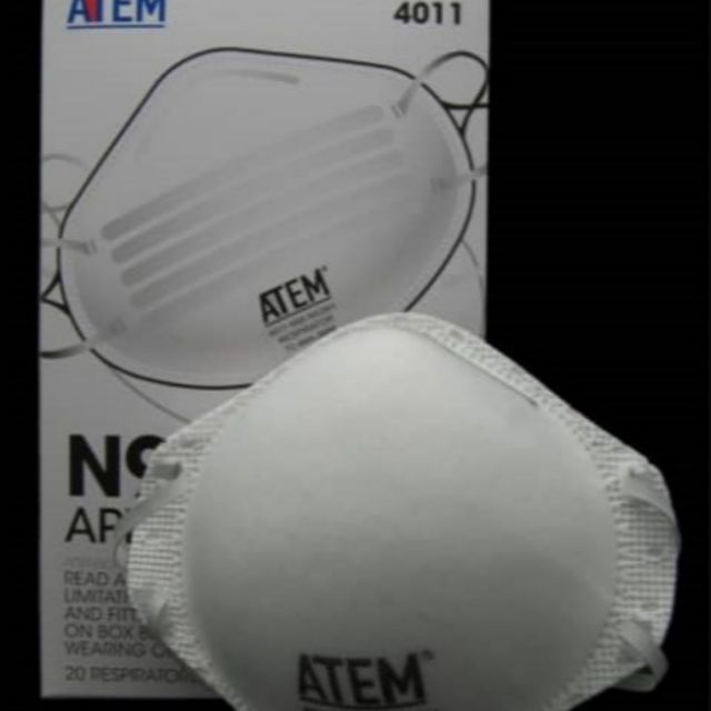 ATEM 4011 NIOSH Aproved N95 Particulate Respirator Anti-Virus 20 pieces ...