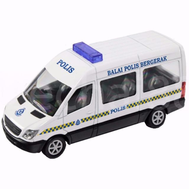 Diecast 1:43 Mercedes-Benz Van Polis Police Diraja Malaysia PDRM119 ...
