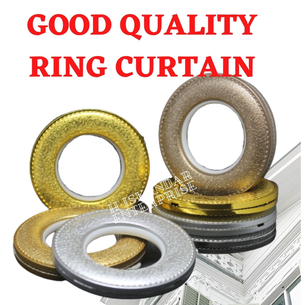 EMBOSSED NANO CURTAIN RING / GELANG LANGSIR / RING LANGSIR / EYELET ...