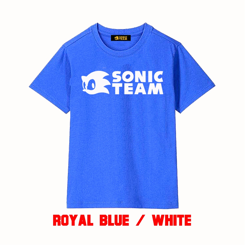 Baju Sonic Team The Hedgehog Gamer Cartoon Rare Design | Shopee Malaysia