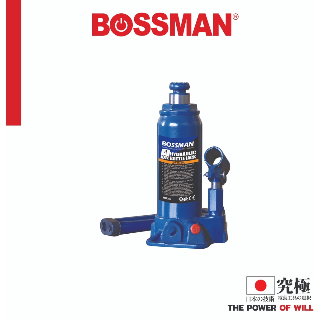 BOSSMAN - Bottle Jack 2 Ton 4 Ton (BT90204)(BT90404) | Shopee Malaysia