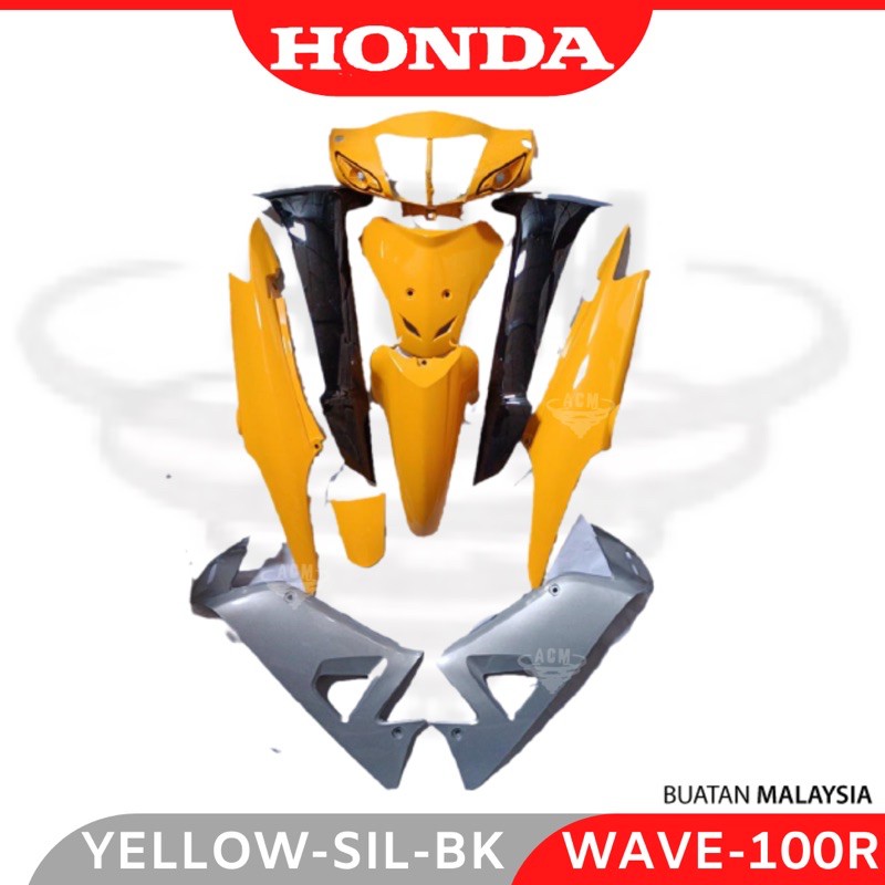 HONDA Wave100R Body Cover Set Coverset Body Kit Color Parts Wave 100 R ...