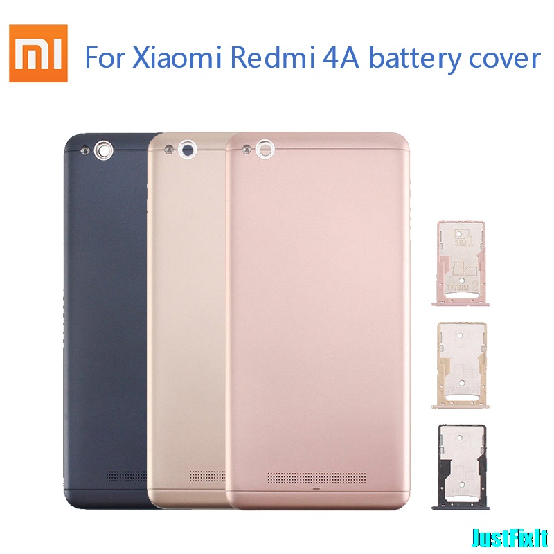 For Xiaomi Redmi 4A Battery Cover Rear Door Back Housing Case For ...