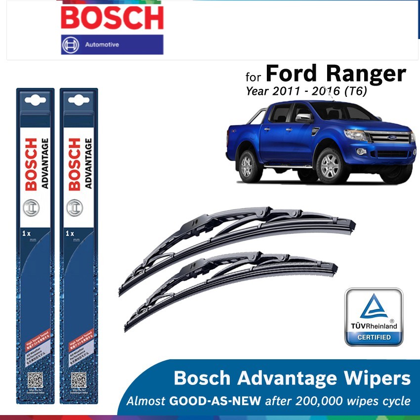 Bosch Advantage U Hook Wiper Set for Ford Ranger T6 (24"/16") | Shopee ...