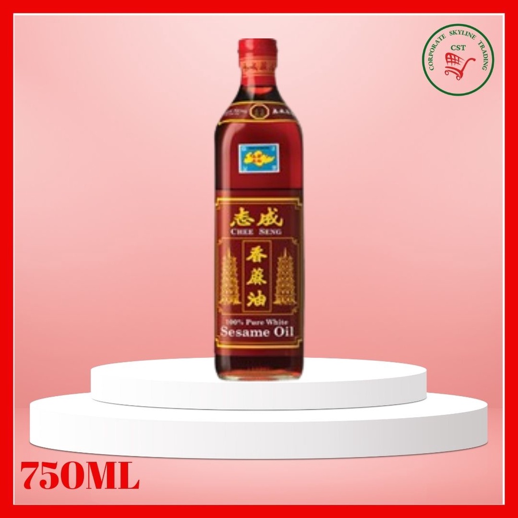 CHEE SENG 100% Pure White Sesame oil 志成 (白）香麻油 750ml | Shopee Malaysia