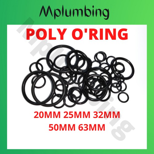 O-RING HDPE POLYPIPE Getah POLYPAIP POLY O RING 20MM 25MM 32MM 50MM ...