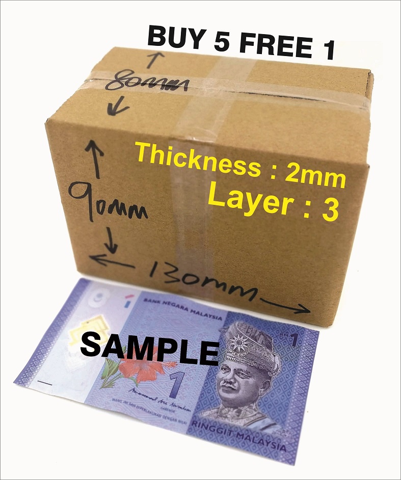 IKIA 10pcs Packaging Box Kotak Murah 130x80x90mm Paper Parcel Box Kotak ...