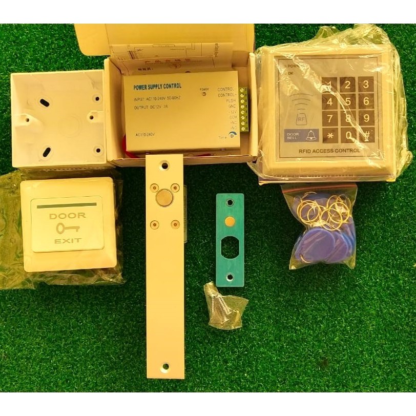 Door LOCK MAGNETIC DOOR LOCK FULL SET INDUCTION BOLT TYPE 2C | Shopee ...