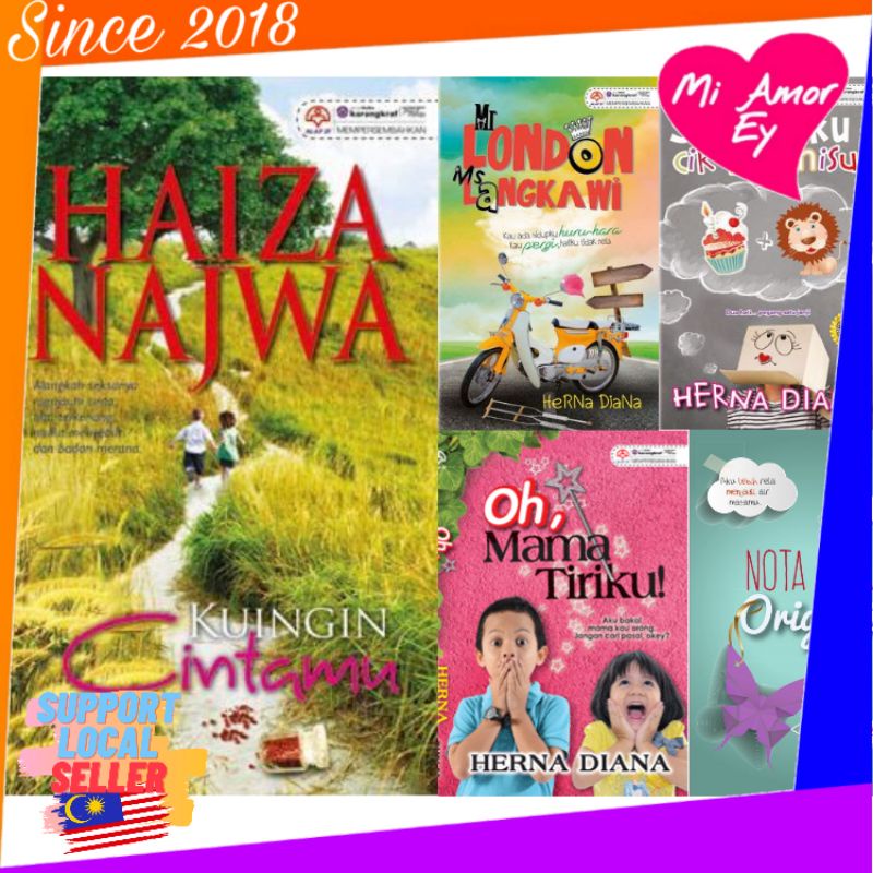 Buku Novel Alaf 21 Clearance Haiza Najwa, Herna Diana, Rozita Abdul Wahab | Shopee Malaysia