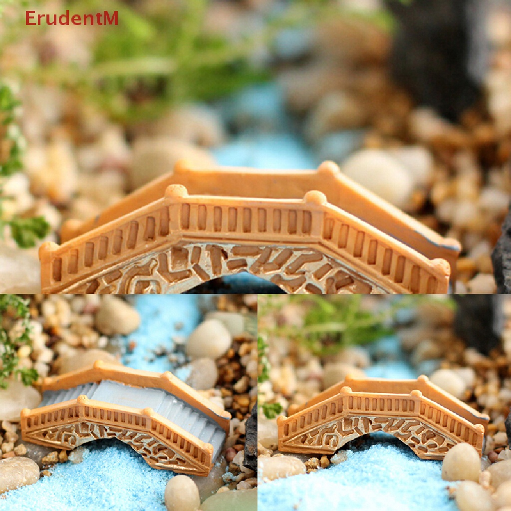 [ErudentM] Miniature Stone Bridge Figurine Fairy Craft Ornament Home ...